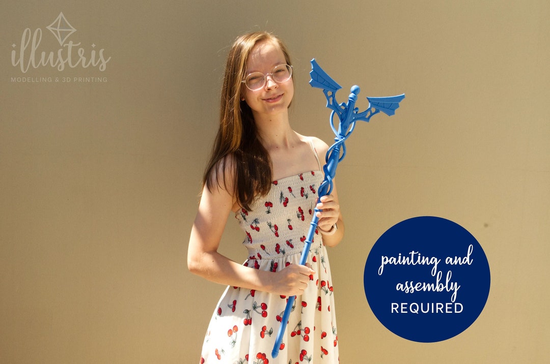 Flayn Caduceus Staff 3D Printed Kit - Fire Emblem: Three Houses Cosplay ...