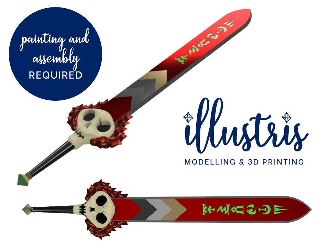 Zagreus Stygian Blade 3D Printed Kit - Hades Cosplay Prop - Etsy