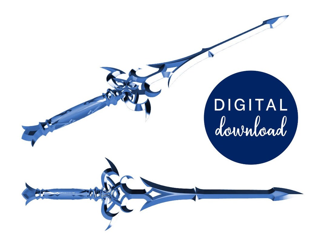 LINK Zora Sword STL FILES [the Legend of Zelda: Breath of the Wild ...