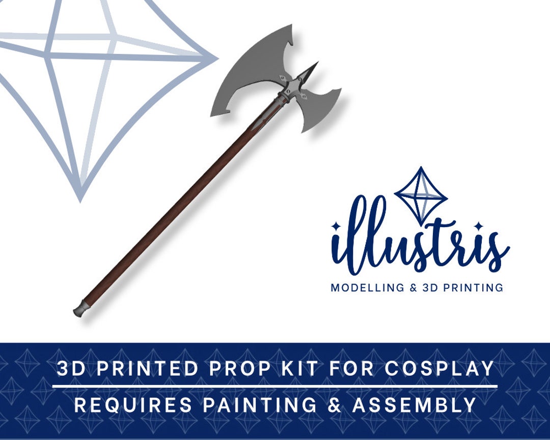 KARLACH Starter Axe 3D Printed Kit (baldur's Gate 3) Cosplay Prop - Etsy