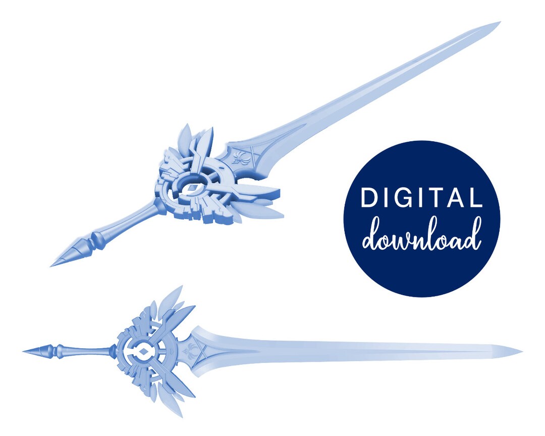 Skyward Blade STL Files - Genshin Impact Cosplay Prop (digital Download ...