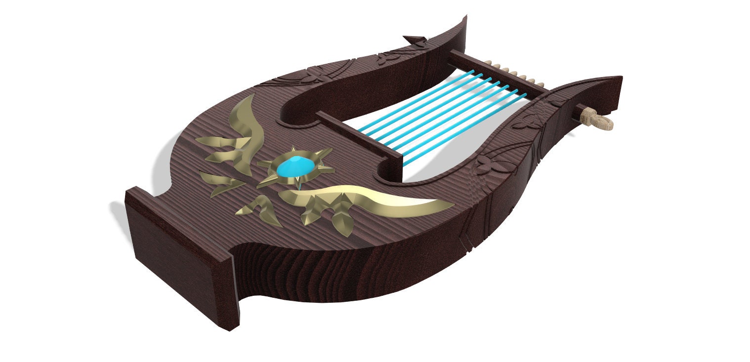 Venti's Lyre 3D Printed Kit genshin Impact | Etsy