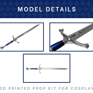 FELIX Silver Sword 3D PRINTED KIT fire Emblem: Three Houses - Etsy