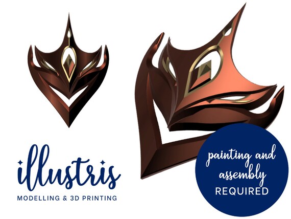 CHILDE Harbinger Mask 3D Printed Kit genshin Impact | Etsy