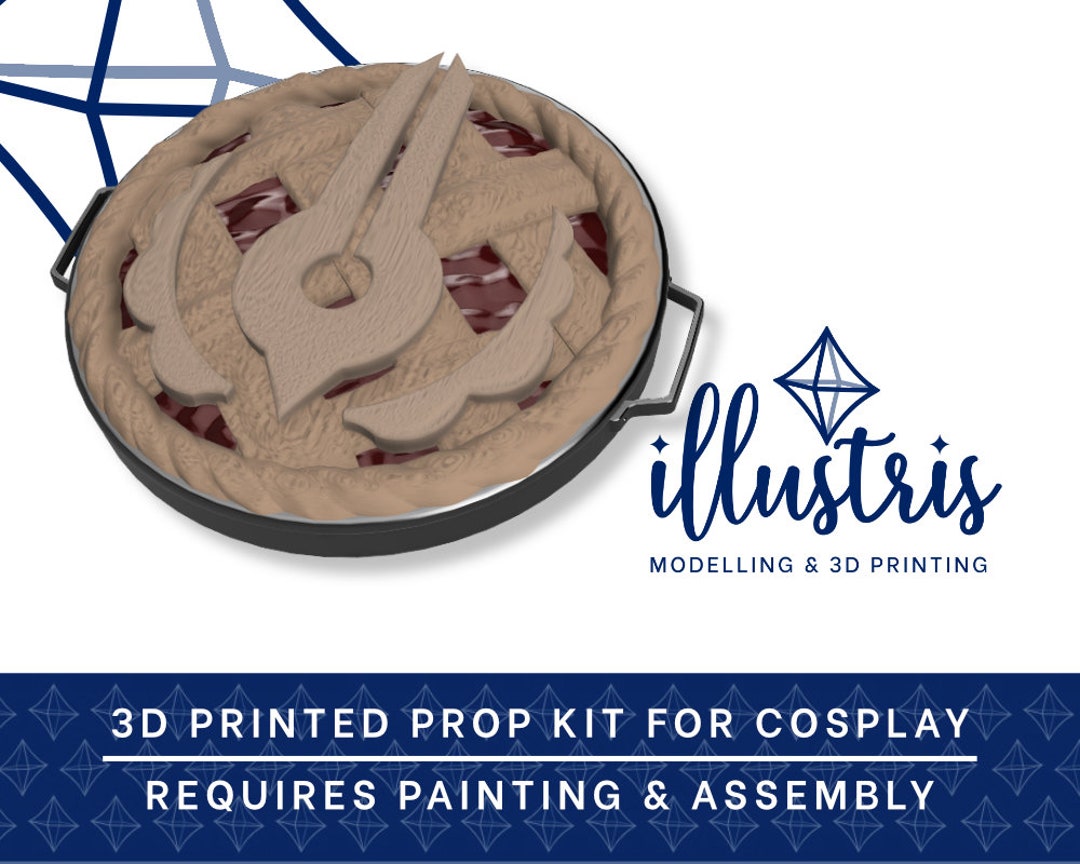 PANTHEON Baker Pie Shield 3D PRINTED KIT [league of Legends] Cosplay ...