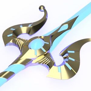 ENGAGE Marth Falchion 3D Printed Kit [fire Emblem: Engage] Cosplay Prop ...