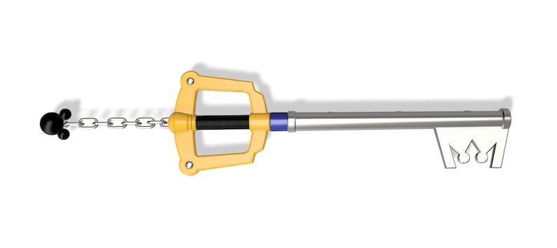 Sora Kingdom Key 3D Printed Kit - Kingdom Hearts Cosplay Prop - Etsy