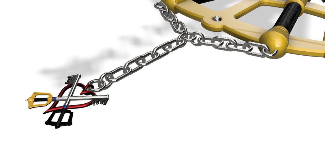 X-blade Keyblade 3D Printed Kit - Kingdom Hearts Cosplay Prop - Etsy