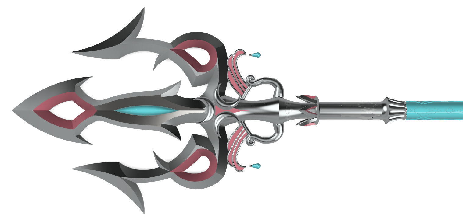 MIPHA Lightscale Trident STL-DATEIEN Legend of Zelda: Breath - Etsy.de