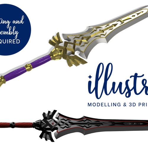 URBOSA Daybreaker Shield 3D Printed Kit legend of Zelda: - Etsy