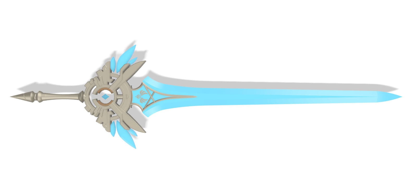 SKYWARD Blade 3D Printed Kit genshin Impact - Etsy Finland