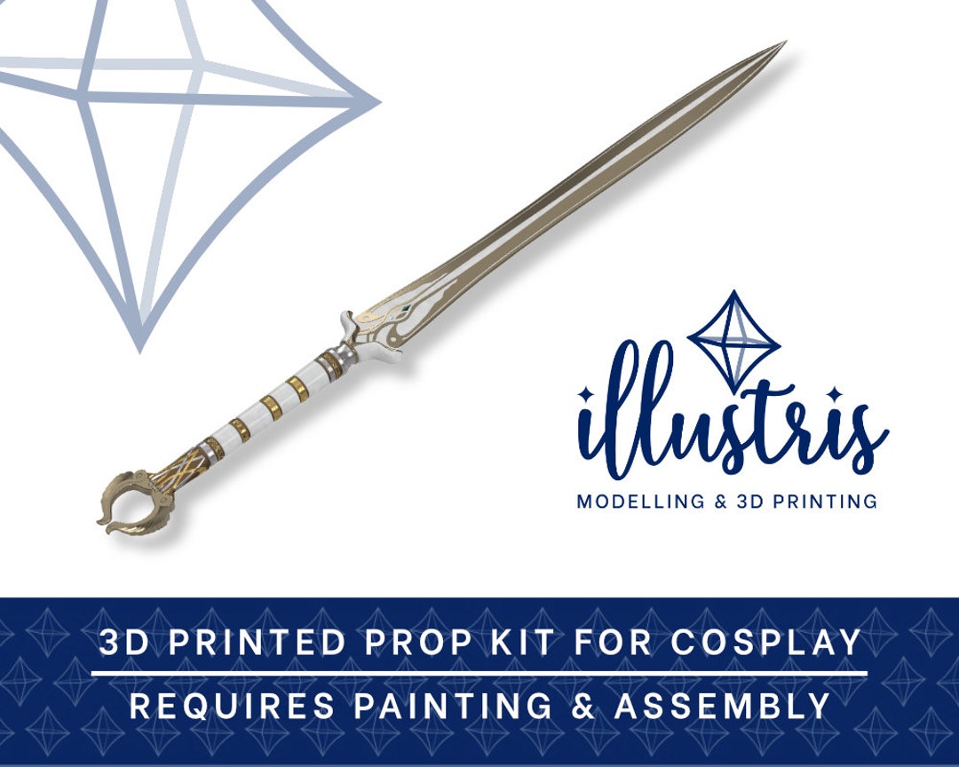 FREYA Mardoll Sword 3D PRINTED KIT [god of War: Ragnarok] Cosplay Prop ...