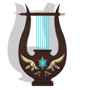 Venti's Lyre 3D Printed Kit [genshin Impact] Cosplay Prop - Etsy