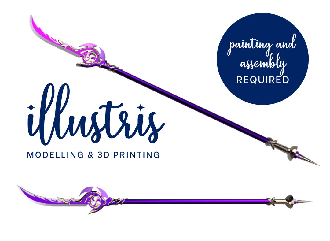 BAAL Engulfing Lightning 3D PRINTED KIT [genshin Impact] Cosplay Prop ...