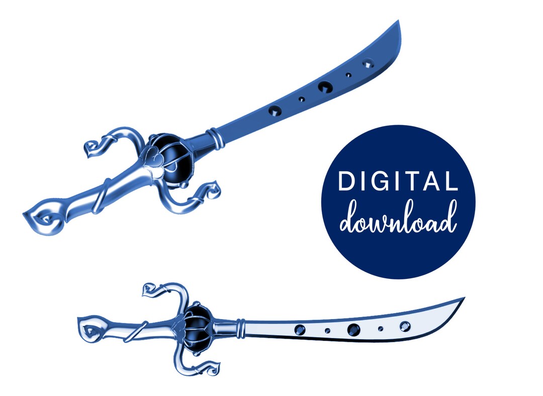 SAILOR URANUS Space Sword STL Files sailor Moon Crystal - Etsy