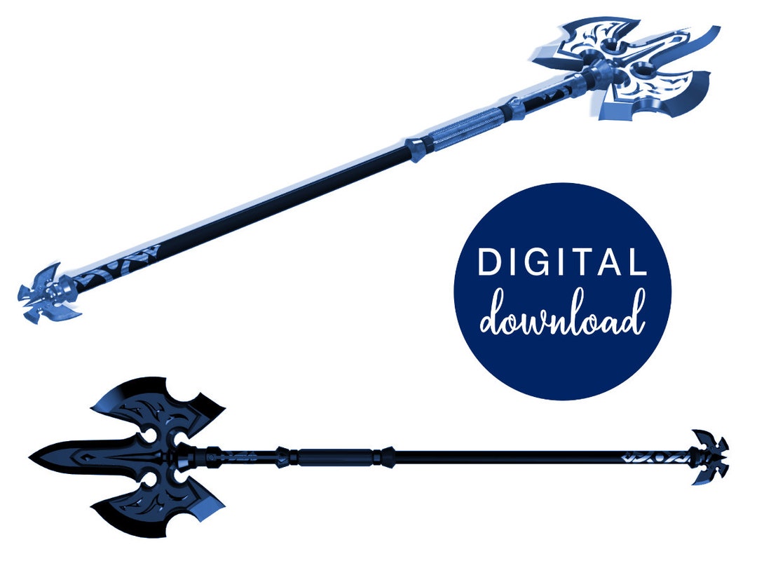 LINK Royal Halberd STL FILES [the Legend of Zelda: Breath of the Wild ...