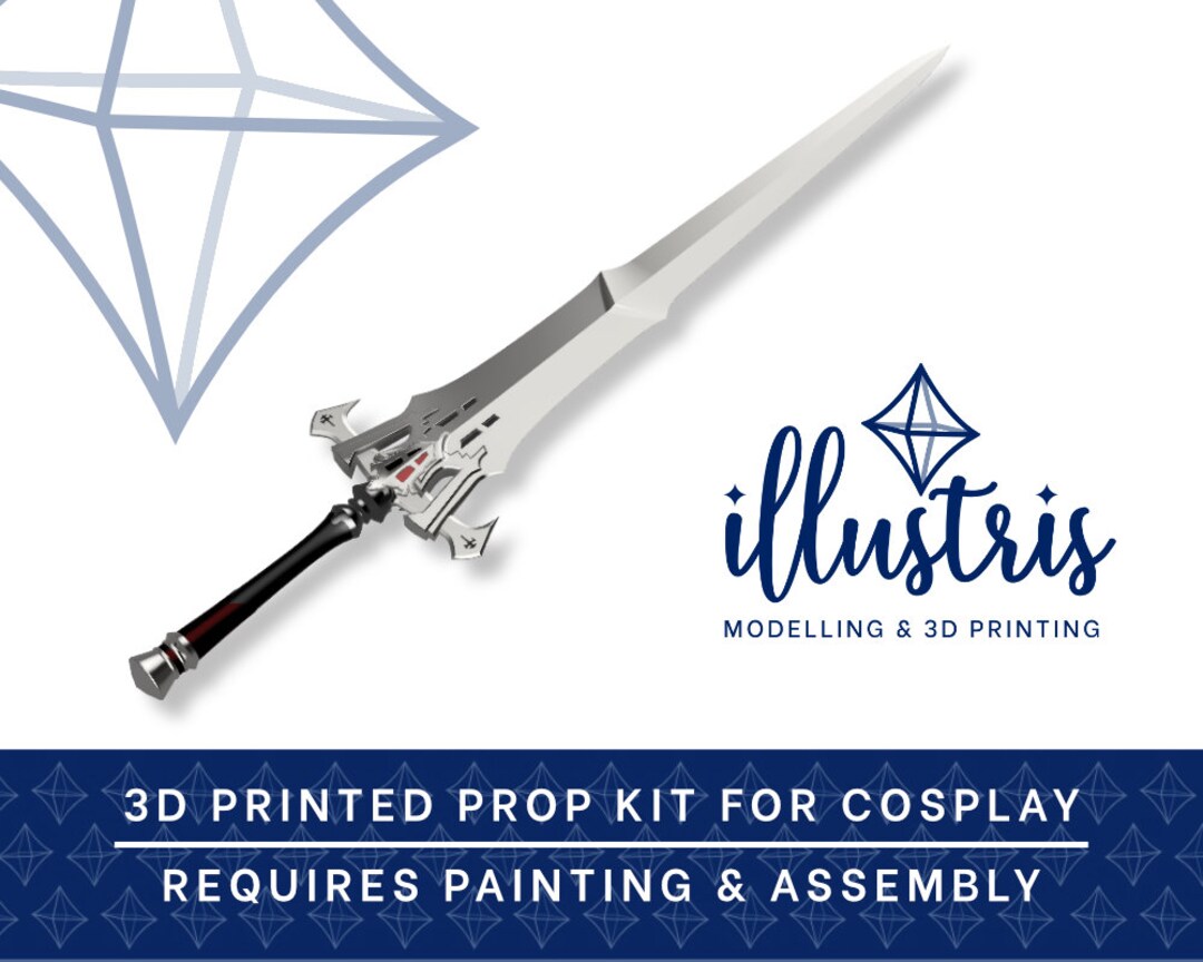 Clive Invictus 3D Printed Kit - Final Fantasy XVI Cosplay Prop - Etsy