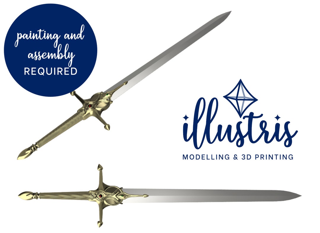 Alm Royal Sword 3D Printed Kit - Fire Emblem: Echoes Cosplay Prop - Etsy