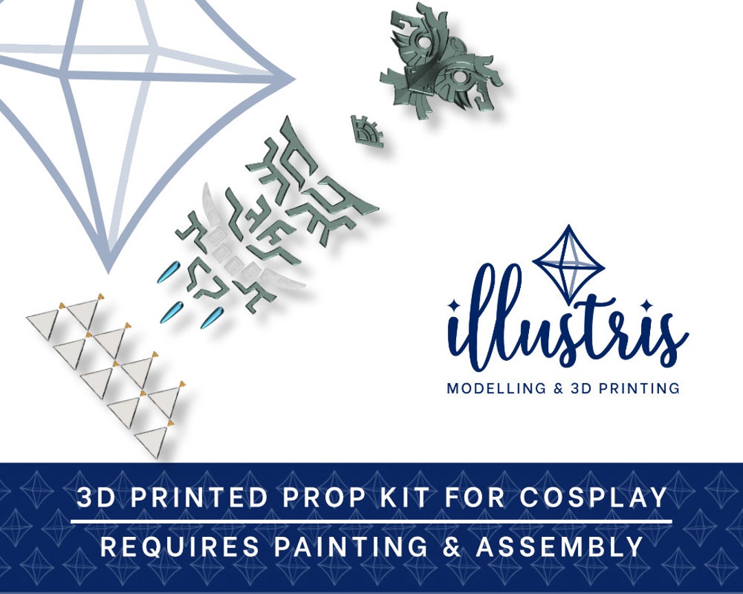 LINK Frostbite Set Tabard Resin 3D PRINTED KIT [legend of Zelda: Tears ...