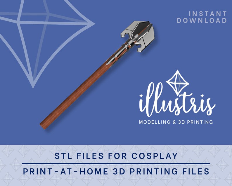Shadowheart Starting Mace STL Files - Baldur's Gate 3 Cosplay Prop ...