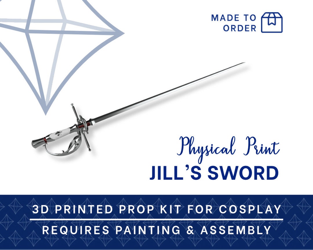 JILL Sword 3D Printed Kit [final Fantasy XVI] Cosplay Prop - Etsy