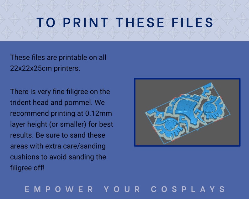 Lunafreya Trident of the Oracle STL Files - Final Fantasy XV Cosplay ...