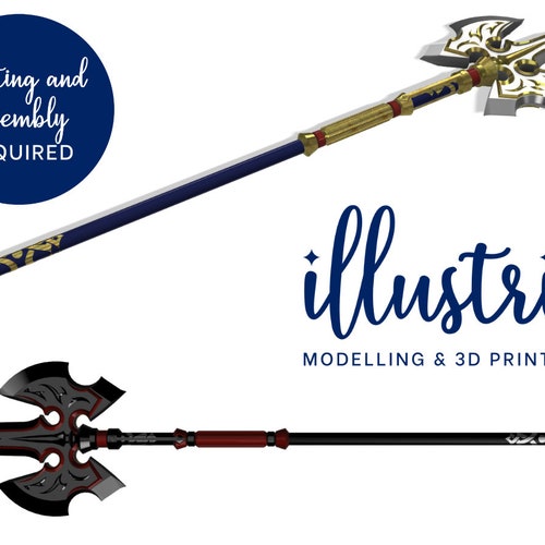 URBOSA Daybreaker Shield 3D Printed Kit legend of Zelda: - Etsy