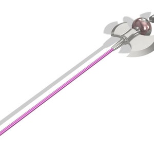 PEACH Toad Halberd 3D PRINTED KIT [mario Movie] Cosplay Prop - Etsy