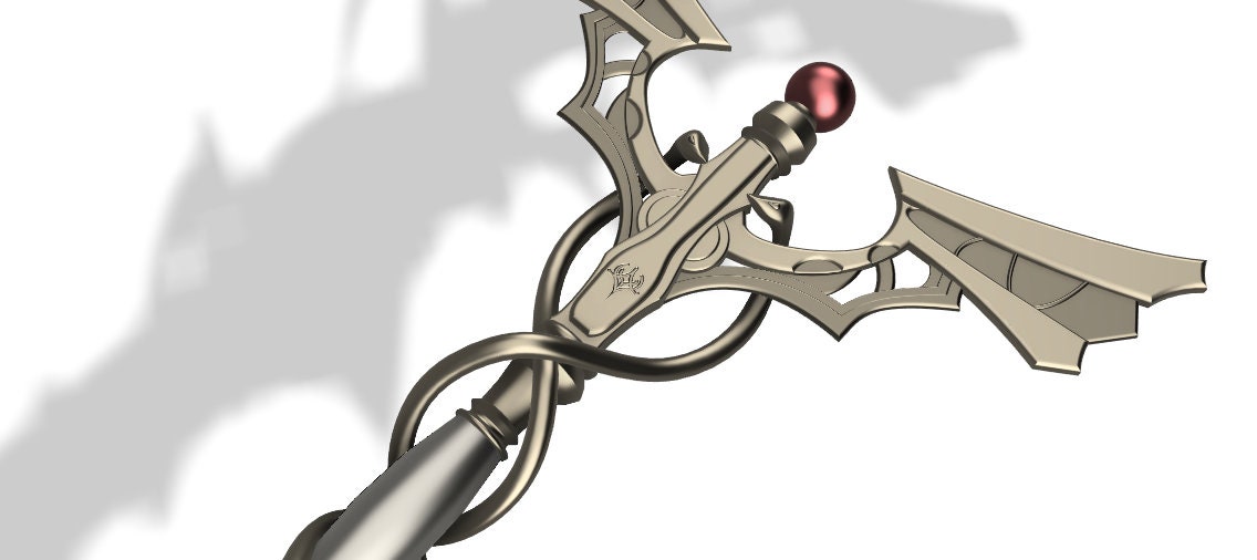 Flayn Caduceus Staff STL Files - Fire Emblem: Three Houses Cosplay Prop ...