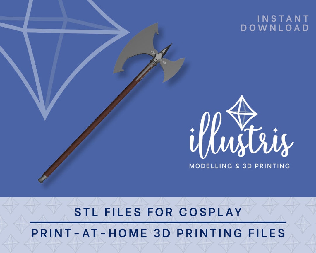 KARLACH Starter Axe STL FILE (baldur's Gate 3) Cosplay Prop | 3D Print ...