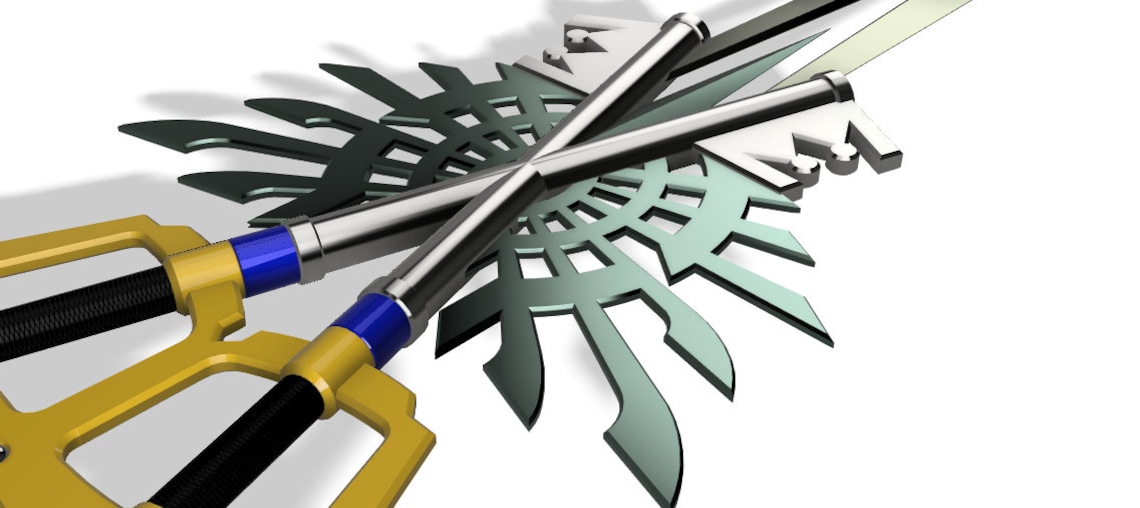 X-blade Keyblade 3D PRINTED KIT kingdom Hearts - Etsy