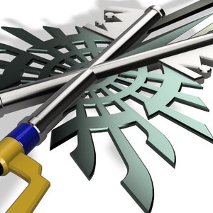 X-blade Keyblade 3D Printed Kit - Kingdom Hearts Cosplay Prop - Etsy