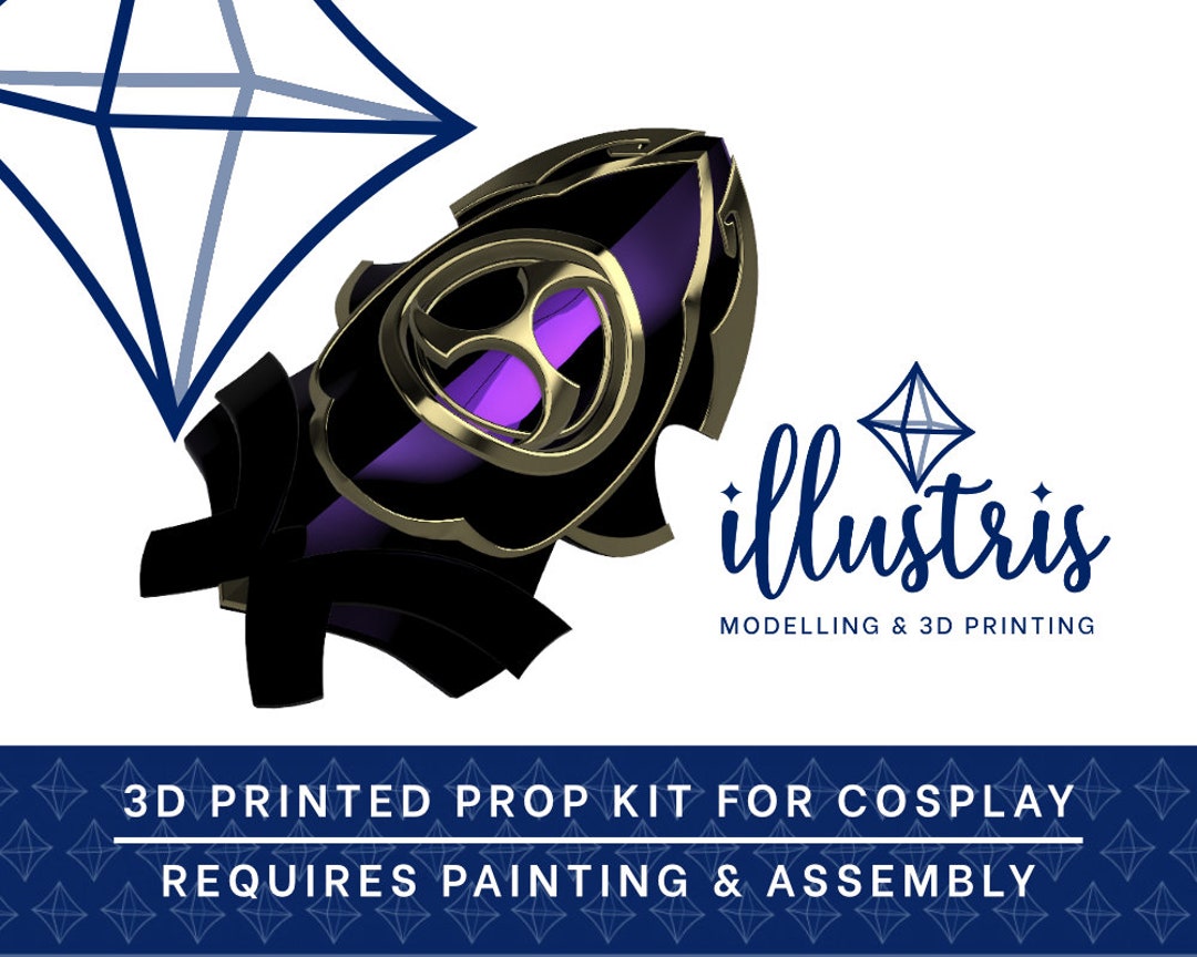 RAIDEN Shogun Pouldron 3D PRINTED KIT [genshin Impact] Cosplay Prop - Etsy