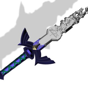DECAYED Master Sword 3D Printed Kit Tears of the Kingdom] Cosplay Prop ...