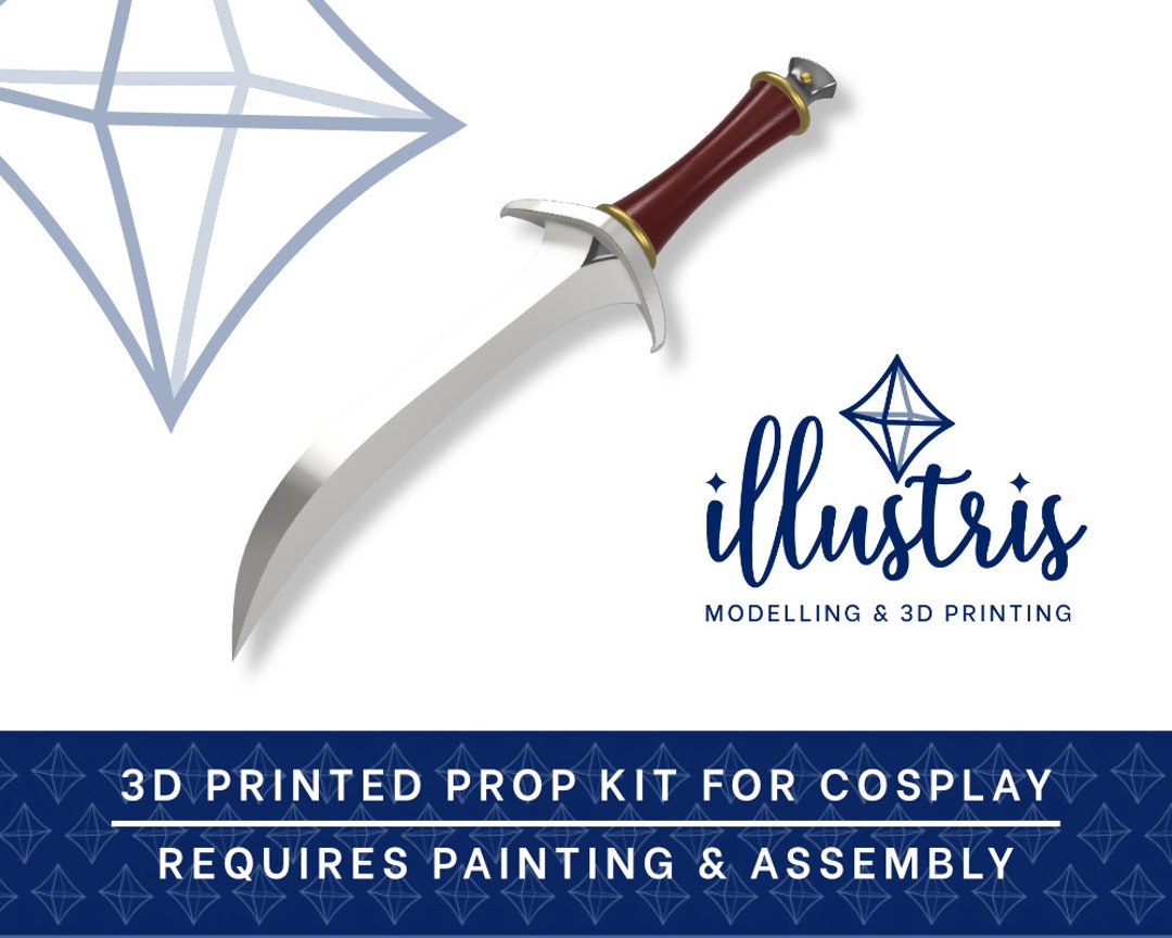 ASTARION Dagger 3D Printed Kit baldur's Gate 3 Cosplay Prop - Etsy