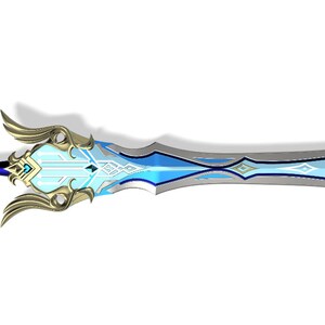 EULA Song of Broken Pines 3D Printed Kit genshin Impact Cosplay Prop - Etsy