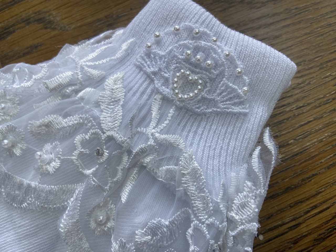 Communion Socks - White Socks With Claddagh Motif - Etsy