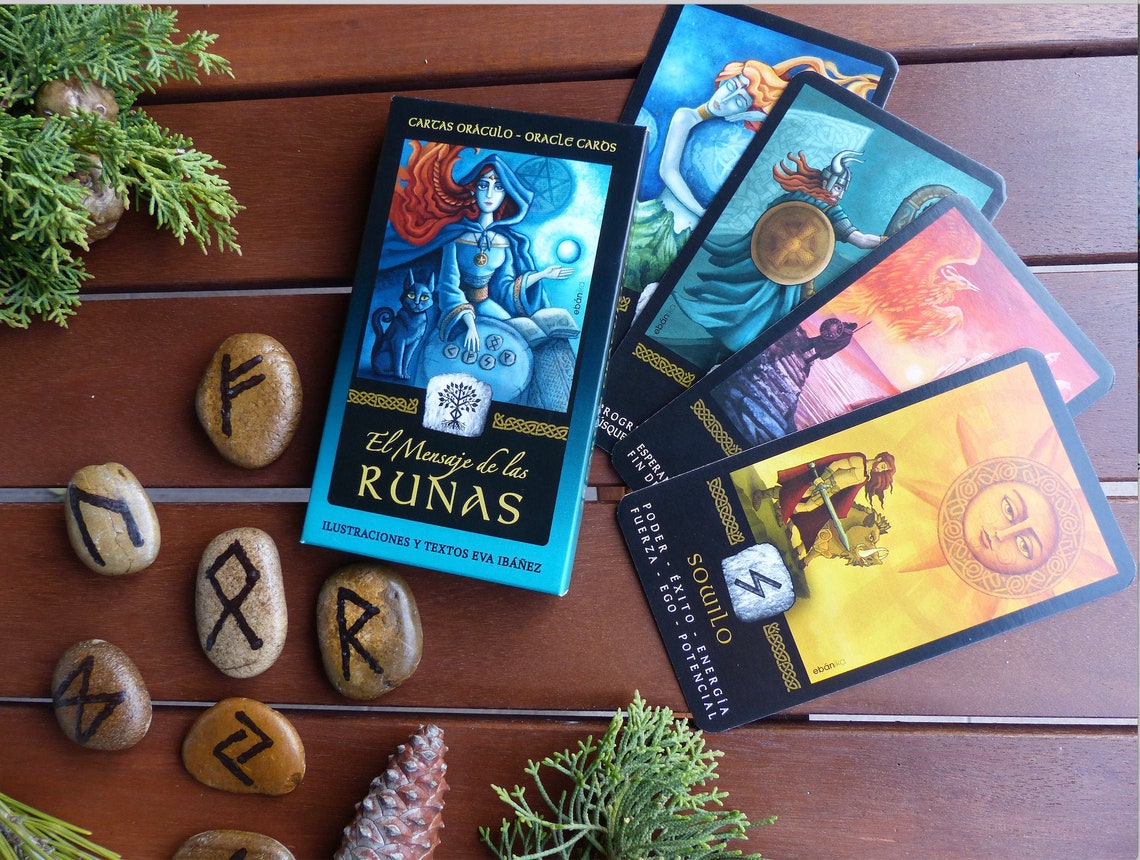 ORACLE RUNES TAROT to Learn to Read the Runes Text in Spanish. - Etsy UK