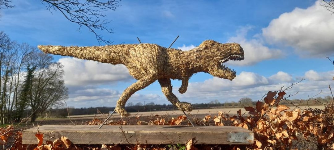 Thatched T Rex Finial for Thatched Roof. - Etsy UK