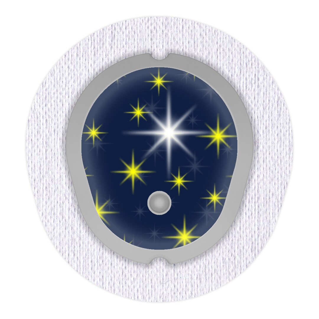 Sticker for Dexcom G7 Sensor 2x Starry Sky Mydili Diabetes Accessories ...