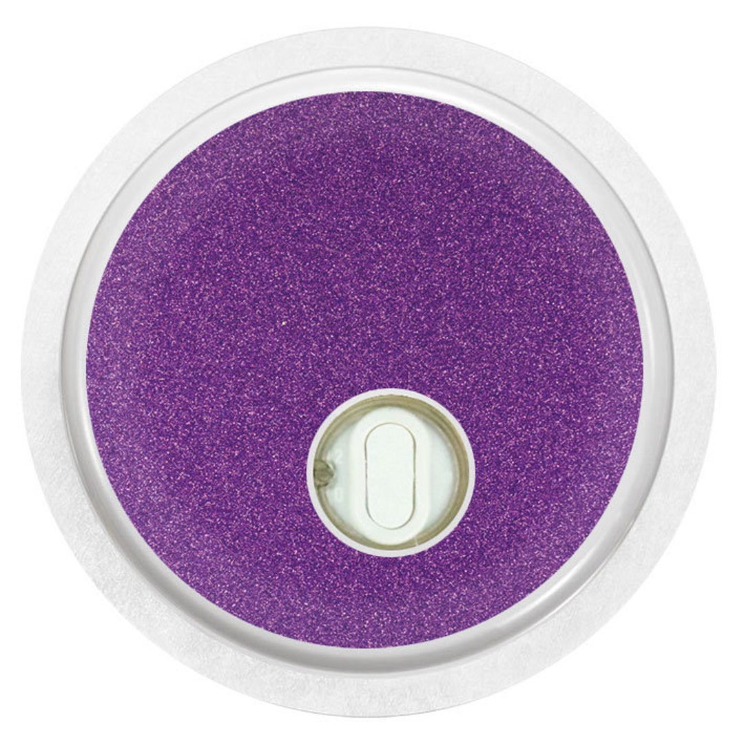 Sticker for Freestyle Libre 3 Sensor 2x Purple Metallic Mydili Diabetes ...