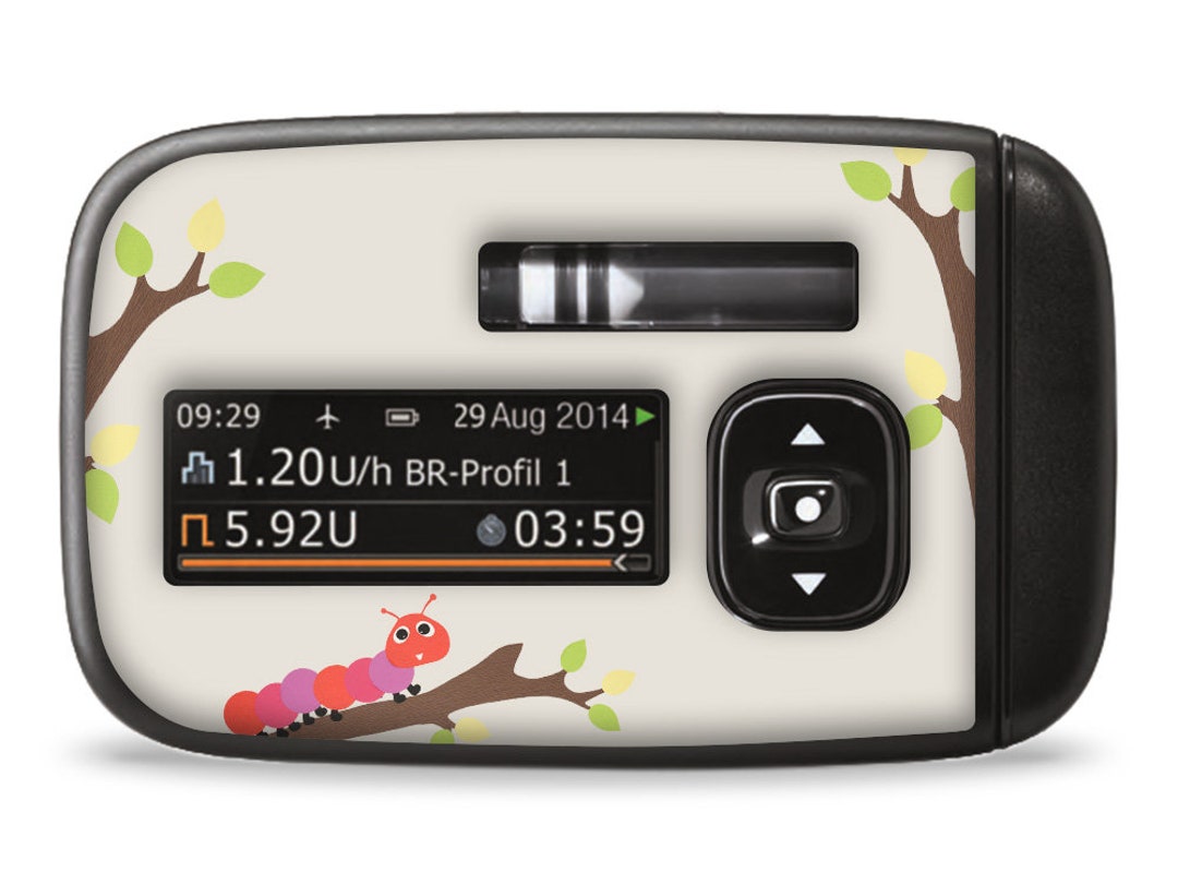 Sticker for Accu-chek Insight Insulin Pump Caterpillar Mydili Diabetes ...