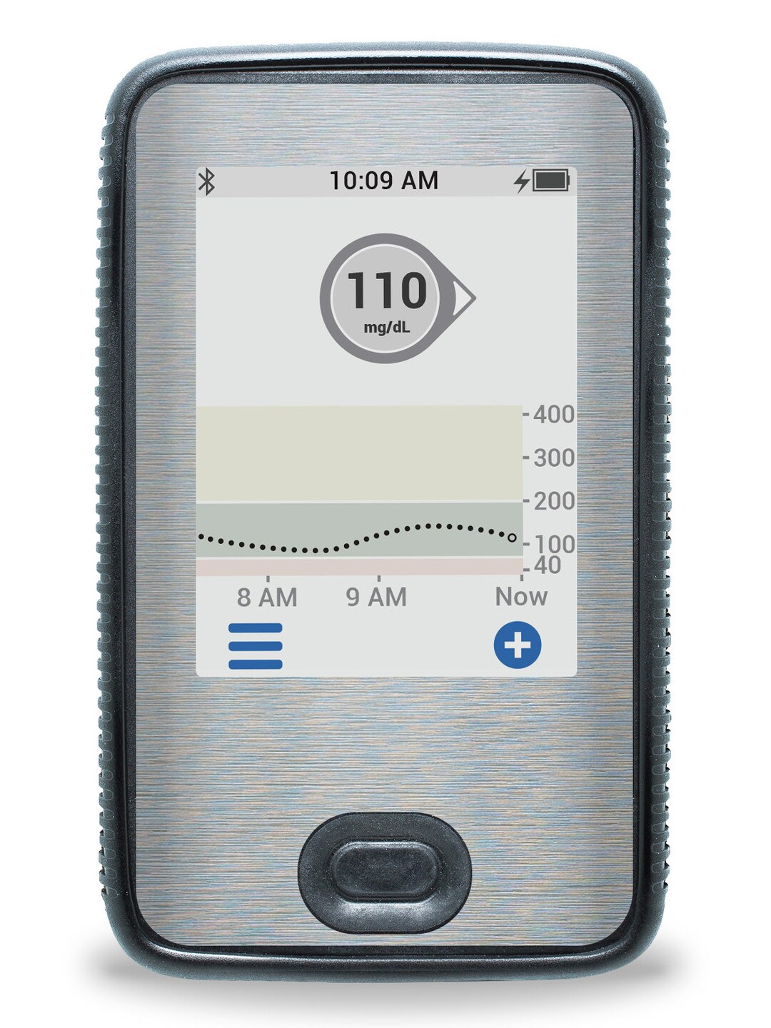 Sticker for Dexcom G6 Reader Brushed Metal Mydili Diabetes Accessories ...