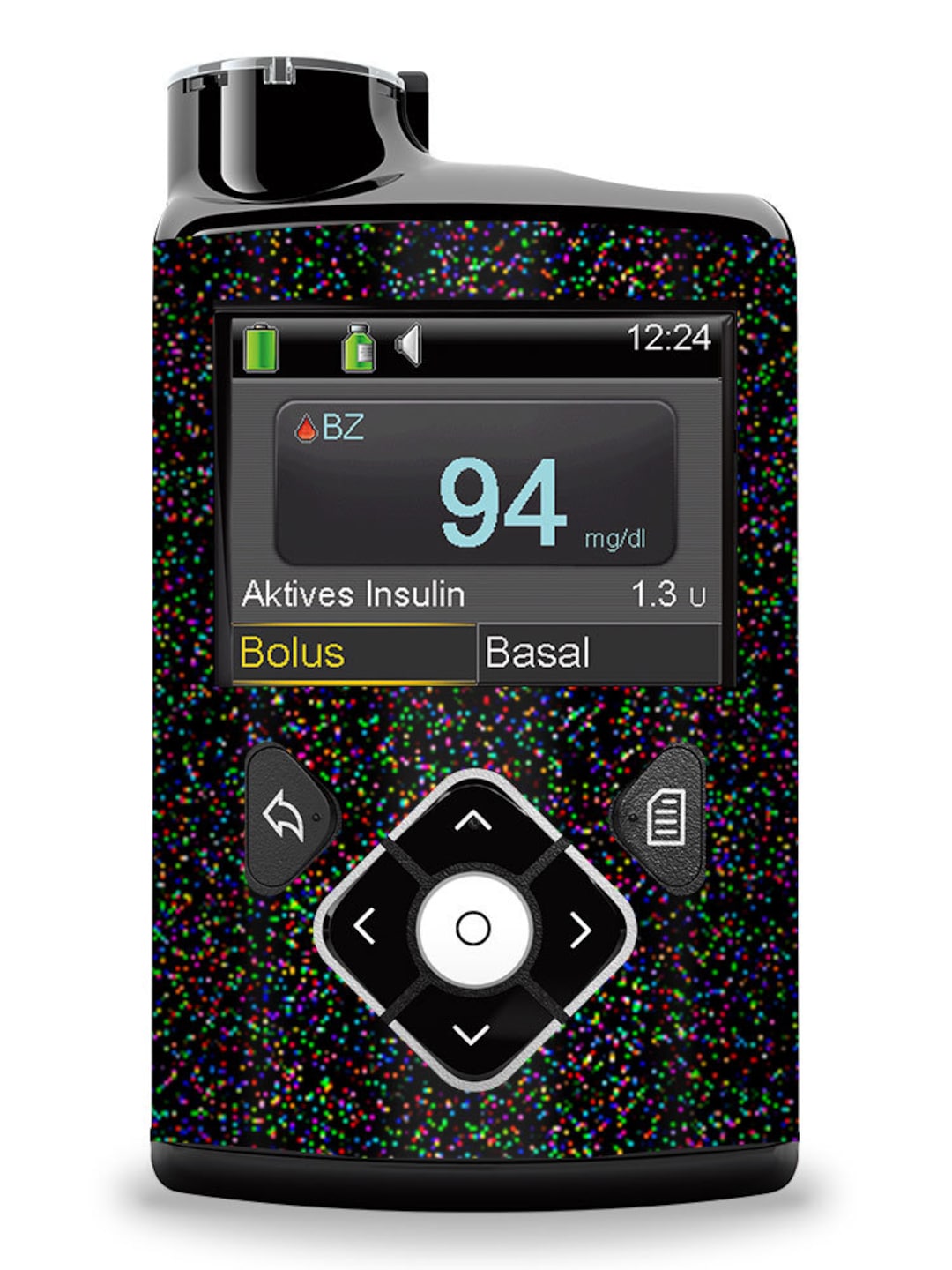 Stickers for Medtronic Minimed Insulin Pump Black Galactic Mydili ...
