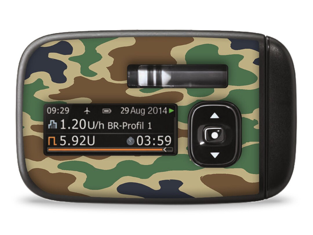 Sticker for Accu-chek Insight Insulin Pump Camouflage Mydili Diabetes ...