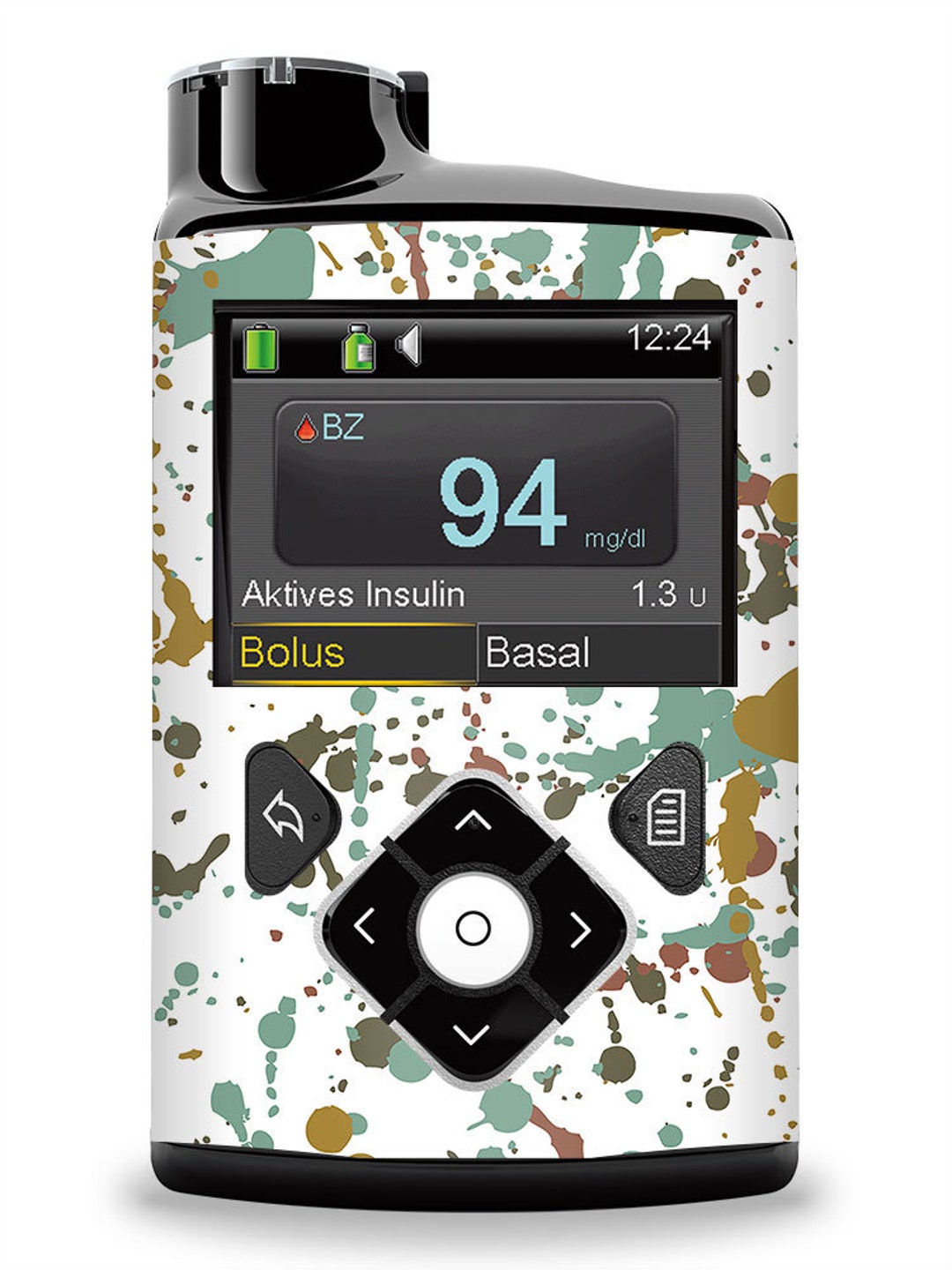 Sticker for Medtronic Minimed Insulin Pump Ink Splash Mydili Diabetes ...