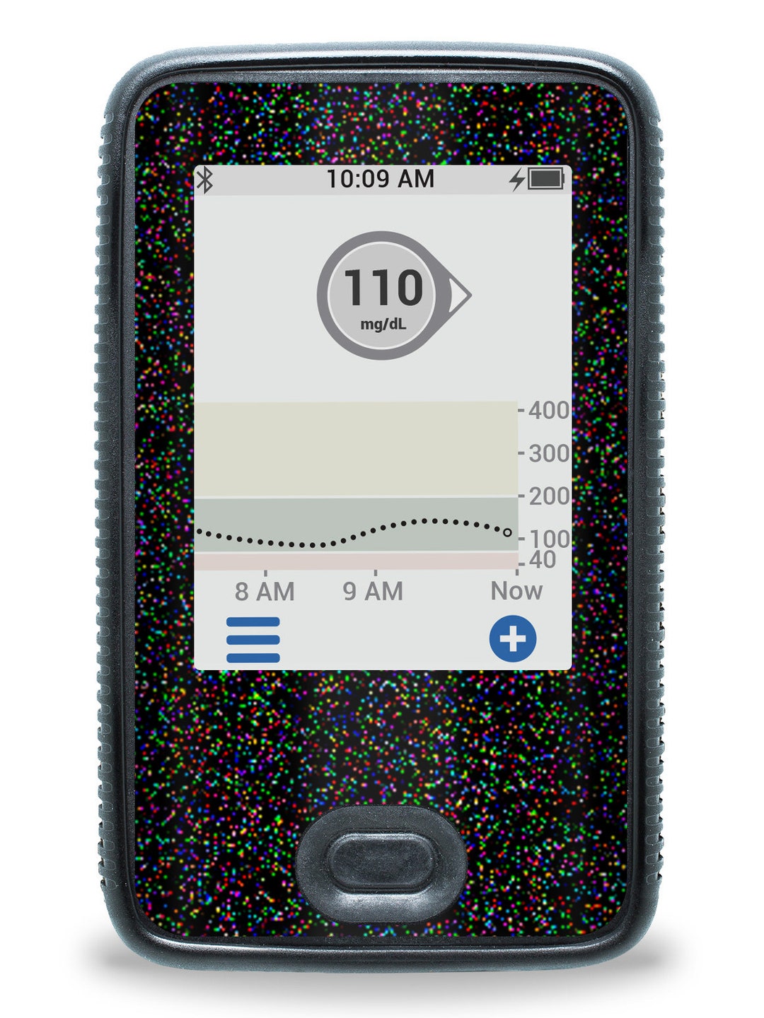 Sticker for Dexcom G6 Reader Black Galactic Mydili Diabetes Accessories ...