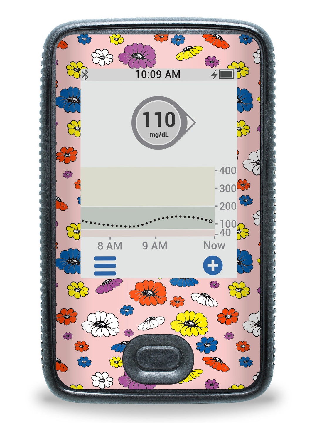Sticker for Dexcom G6 Reader Flower Rush Mydili Diabetes Accessories ...