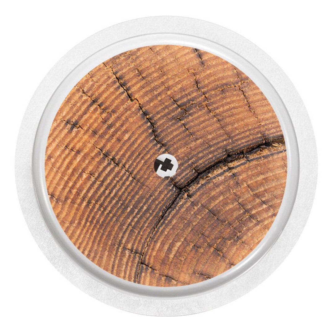 Sticker for Freestyle Libre 2 Sensor 2x Wood Rustic Mydili Diabetes ...