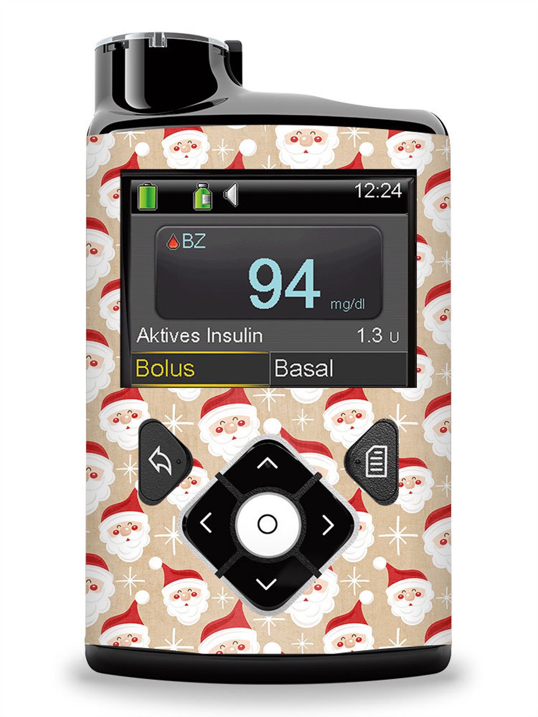 Sticker for Medtronic Minimed Insulin Pump Funny Santa Claus Mydili ...